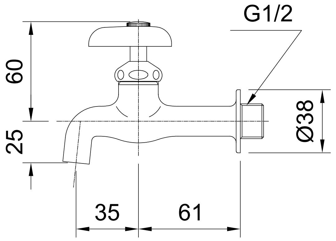 *ร้านค้าแนะนำ T23B13 ก๊อกเดี่ยวติดผนัง TOTO