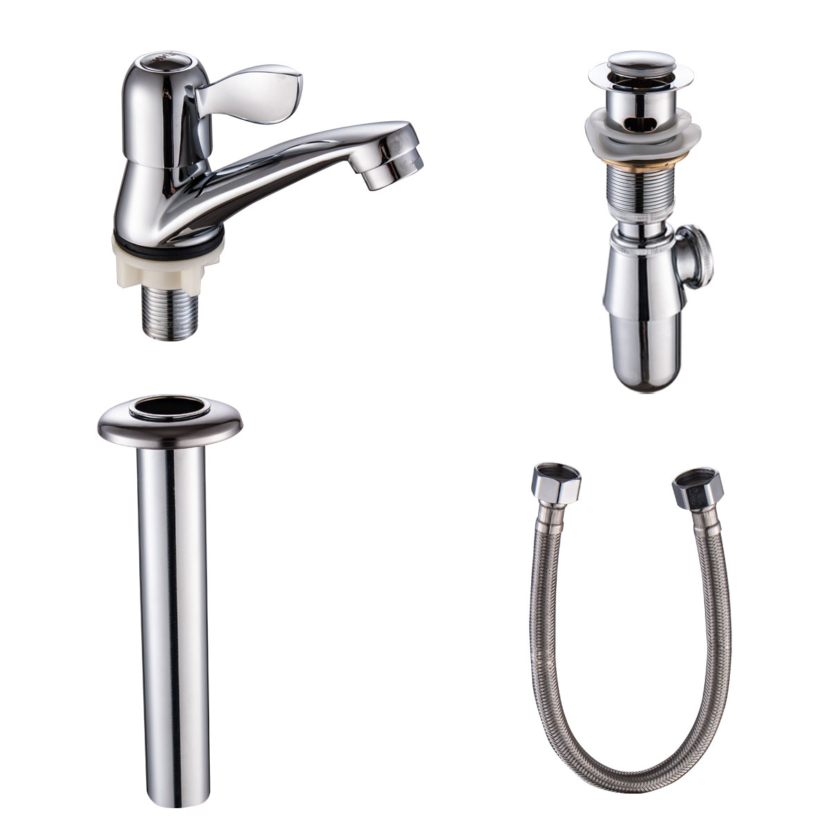 BN BENTO6363 ชุดก๊อกล้างหน้าพร้อมอุปกรณ์ 4 ชิ้น *คลิกดูรายละเอียดเพิ่มเติม