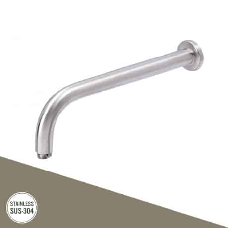 WS-8911 ก้านต่อหัวฝักบัวอาบน้ำ ยาว 30 ซม. ท่อกลม แบบติดผนัง