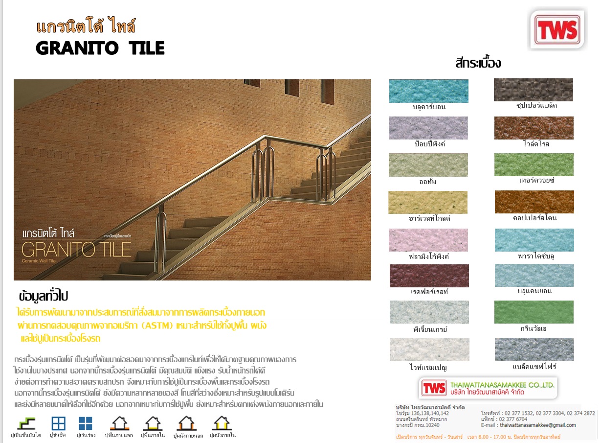 KENZAI กระเบื้องเคนไซ รุ่น แกรนิตโต้ไทล์*คลิกดูรายละเอียดเพิ่มเติมนะคะ