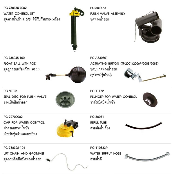 500M01P-NOC TANK FITTING NO. 500M01 WITH CARTON