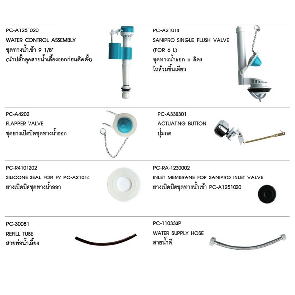 500M16PP-NOC TANK FITTINGS NO.500M16P WITH CARTON