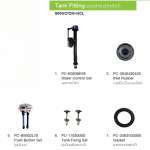 600W27DG-NCL WDI fitting 4.2/3L TP L70 -Concave tank