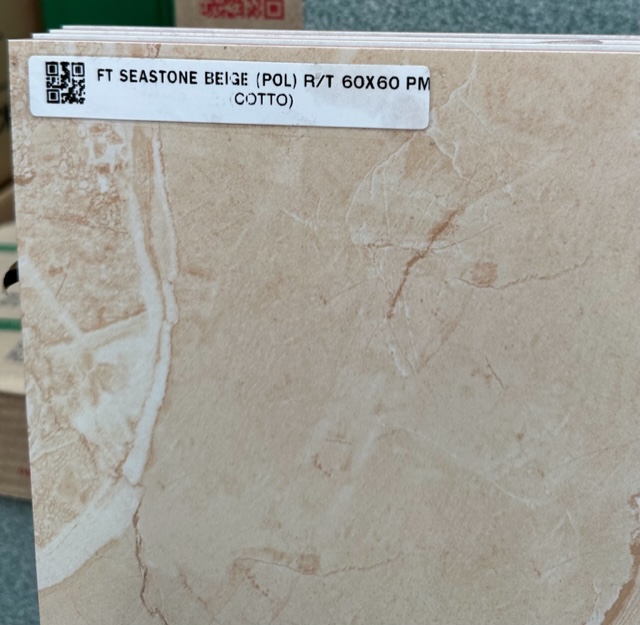 FT 60x60 SEASTONE BEIGE(POL) R/T PM*คลิกดูรายละเอียดเพิ่มเติม