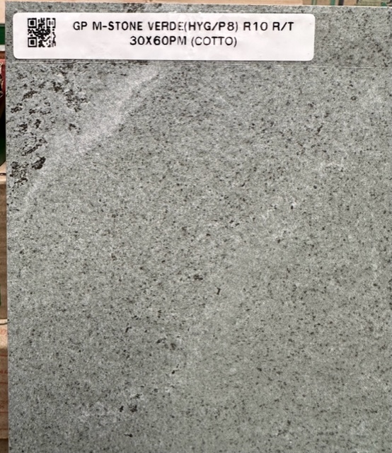 กระเบื้องลายหินธรรมชาติ GP M-STONE VERDE(HYG/P8) R10 R/T 30x60PM COTTO*คลิกดูรายละเอียดเพิ่มเติมนะคะ