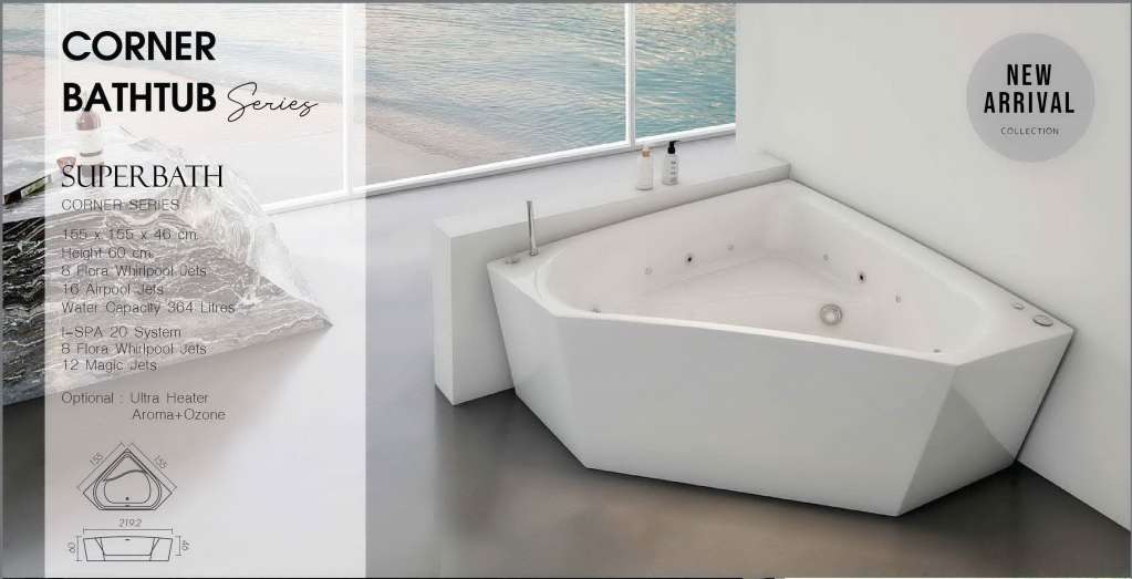 I-Spa CORNER BATHTUB Series : SUPERBATH