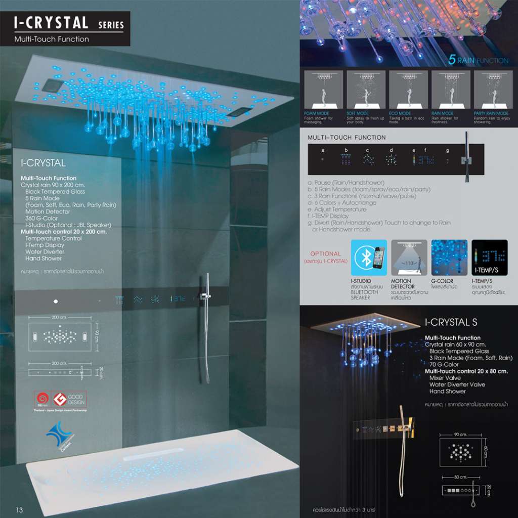 I-Spa : I-CRYSTAL Series Rain Sower