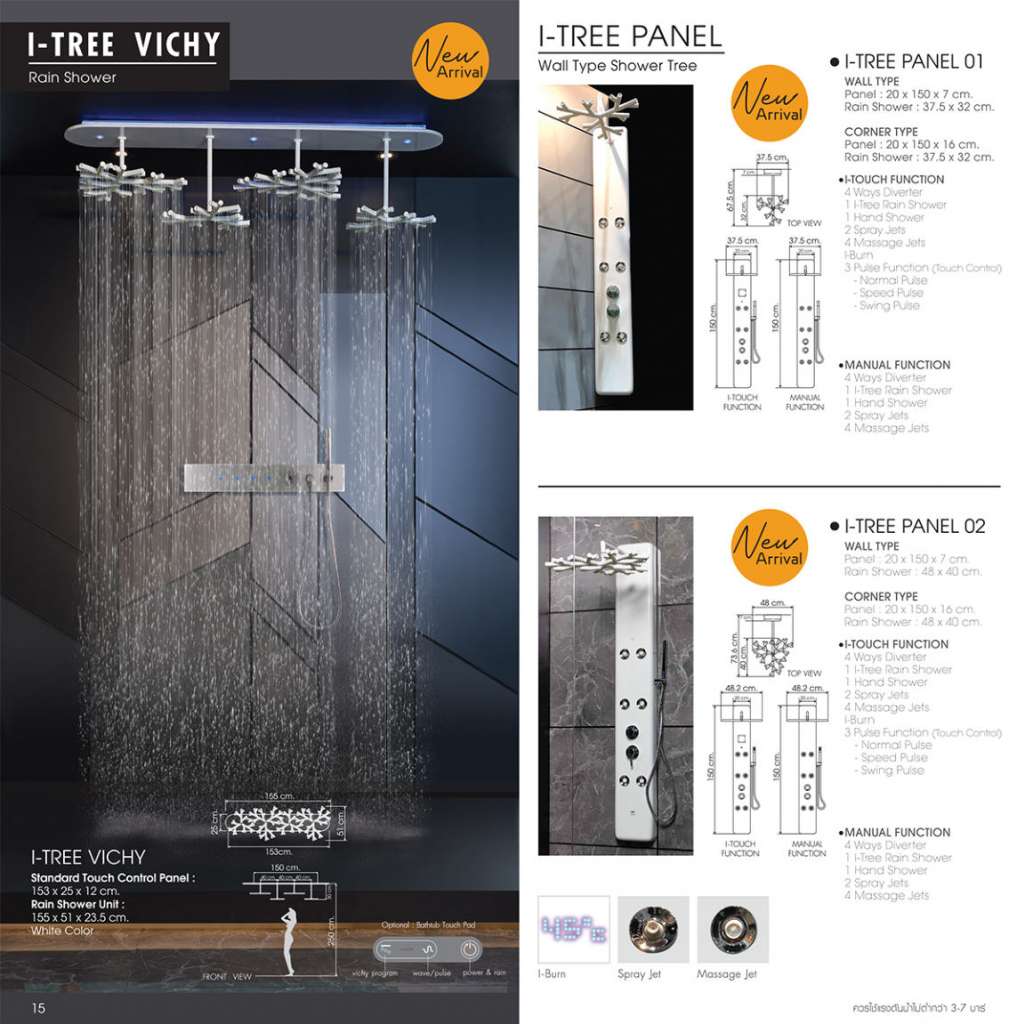 I-Spa : I-TREE Series Rain Shower