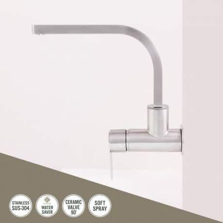 WS-0932 ก๊อกซิงค์เดี่ยว แบบติดผนัง รุ่น BLENDE