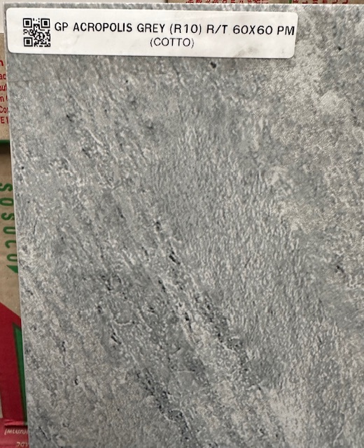 GP ACROPOLIS GREY (R10) R/T 60x60 COTTO*คลิกดูรายละเอียดเพิ่มเติมนะคะ