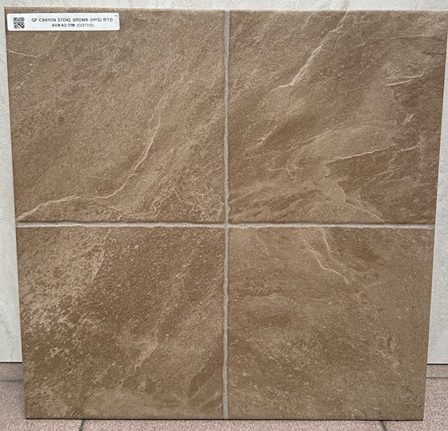 GP CANYON STONE BROWN (HYG) R10 40x40cm | 16x16" COTTO*คลิกดูรายละเอียด ...