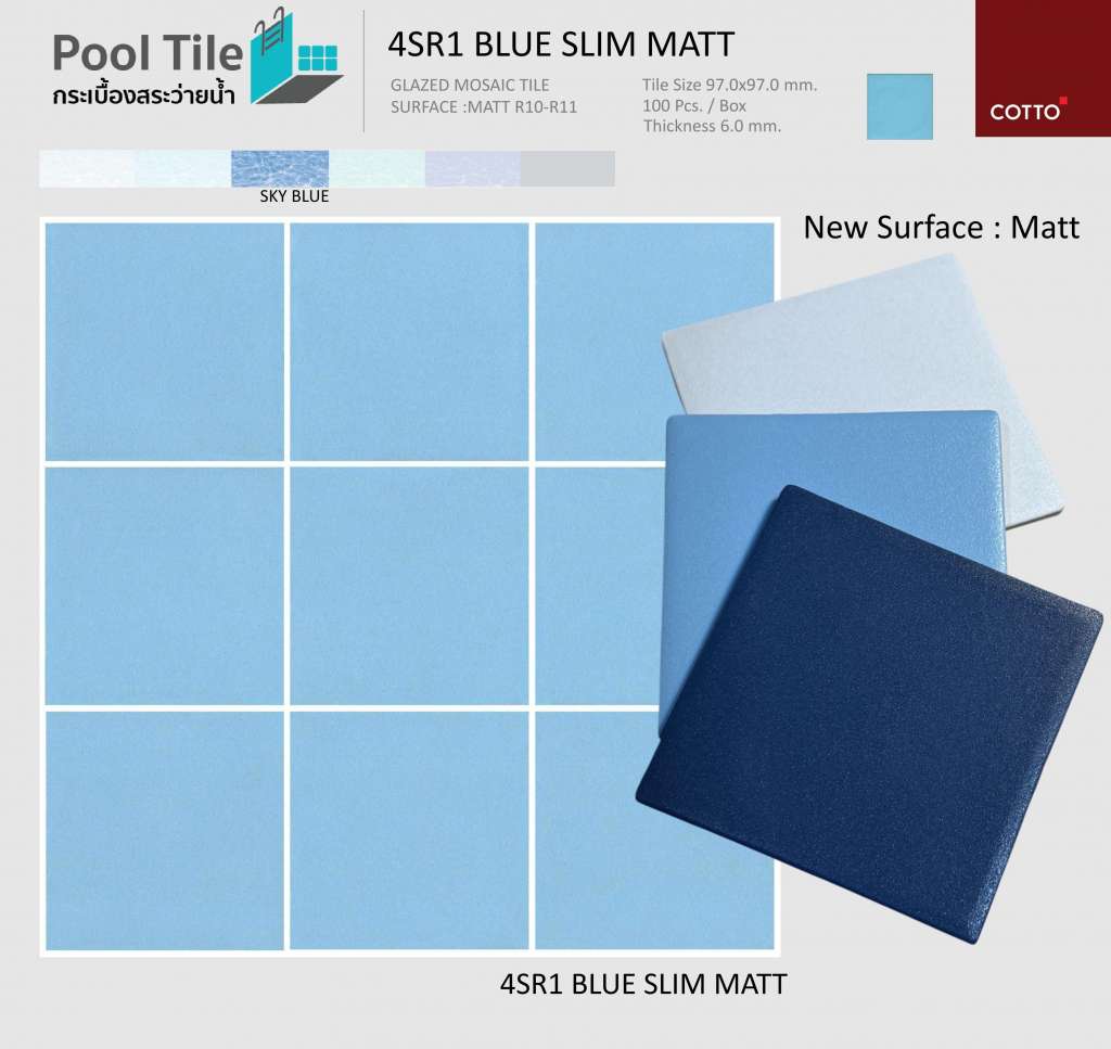 MT 4SR1 BLUE SLIM MATT (LS100) PM *คลิกดูรายละเอียดเพิ่มเติมนะคะ